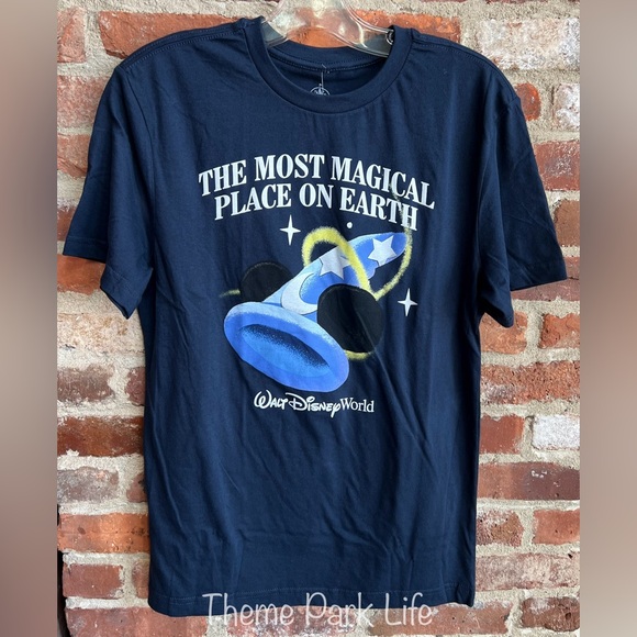 Disney | Shirts | Walt Disney World Parks Sorcerer Mickey Hat Most ...